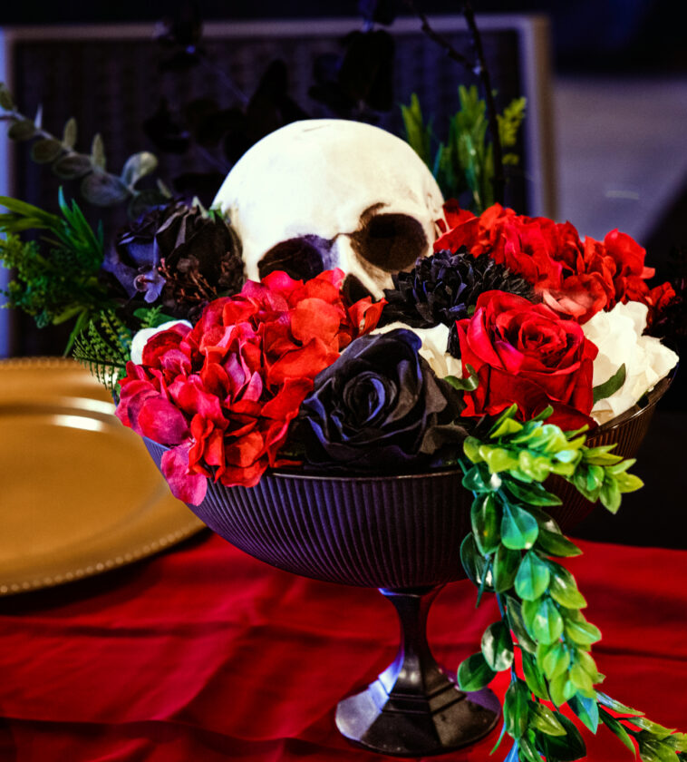 Masquerade Flower Centerpieces